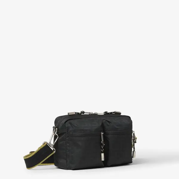 Fendi Camera Case Black Ff Zucca Superlight Fabric Bag